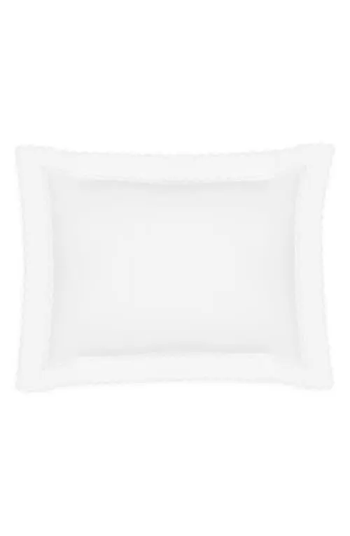 MATOUK Axel Embroidered Pillow Sham - White