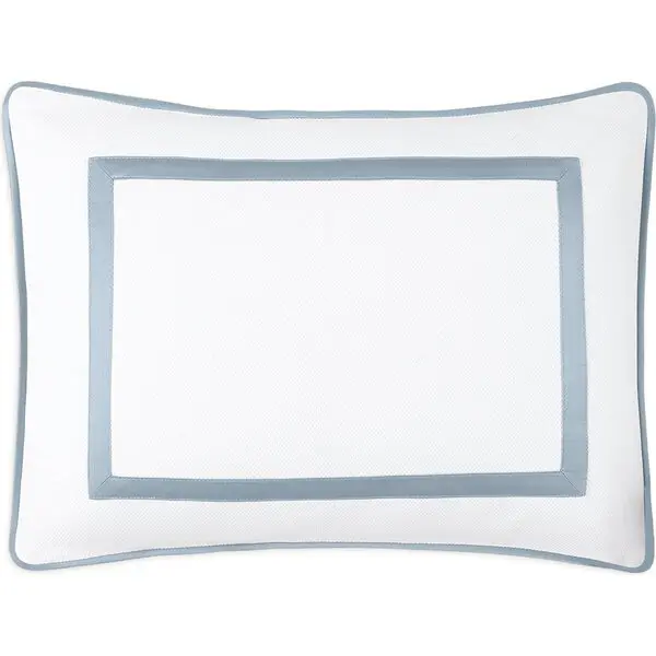 MATOUK Louise Piqué Pillow Sham - Hazy Blue