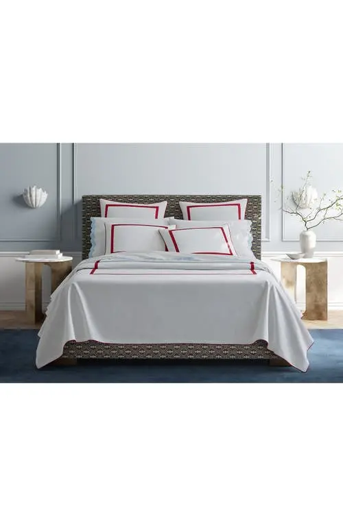MATOUK Louise Piqué Coverlet - White