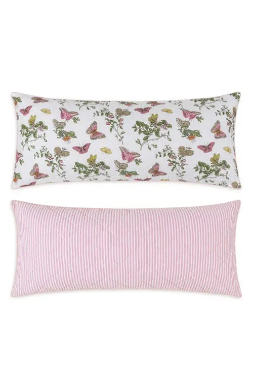MATOUK Reversible Lumbar Pillow - Baudin Pink/matteo Peony