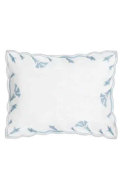 MATOUK Marcella Egyptian Cotton Pillow Sham - Hazy Blue