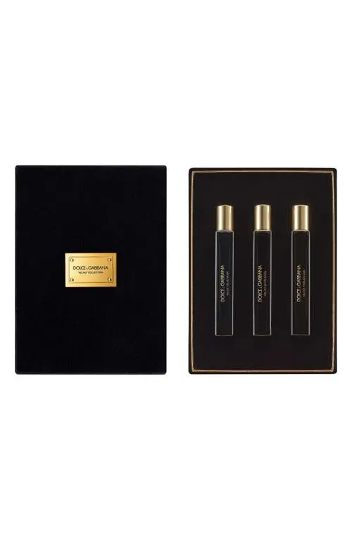 Dolce & Gabbana Velvet Opulent Trio Travel Fragrance Set $147 Value - No Color