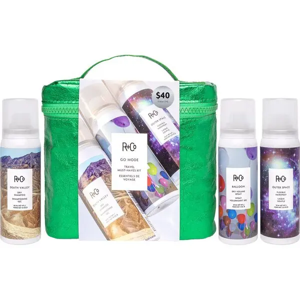 R+Co Go Mode Travel Must-haves 3-piece Kit $54 Value - No Color