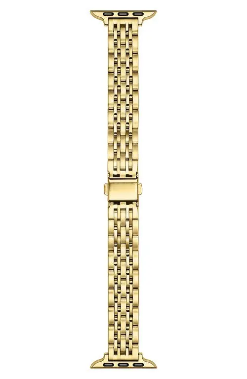 POSH TECH Skinny Stainless Steel Apple Watch Bracelet - Gold