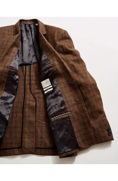 Billy Reid Archie Wool Houndstooth Check Jacket