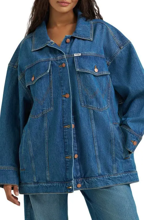 Wrangler Mega Denim Trucker Jacket - Ace