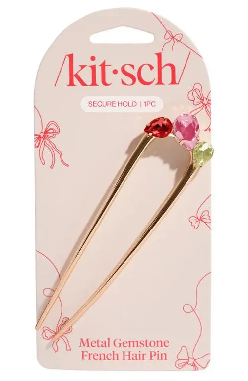 KITSCH Rhinestone French Hair Pin