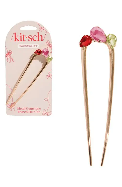 KITSCH Rhinestone French Hair Pin