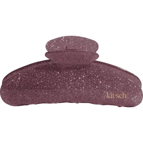 KITSCH Glitter Claw Clip - Pink/purple