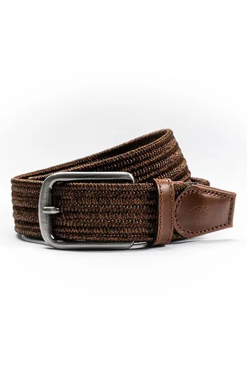Robert Barakett Stirling Woven Belt - Cafe