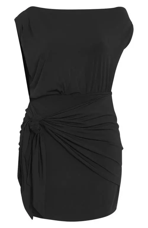 City Chic Palmer One-shoulder Mini Dress