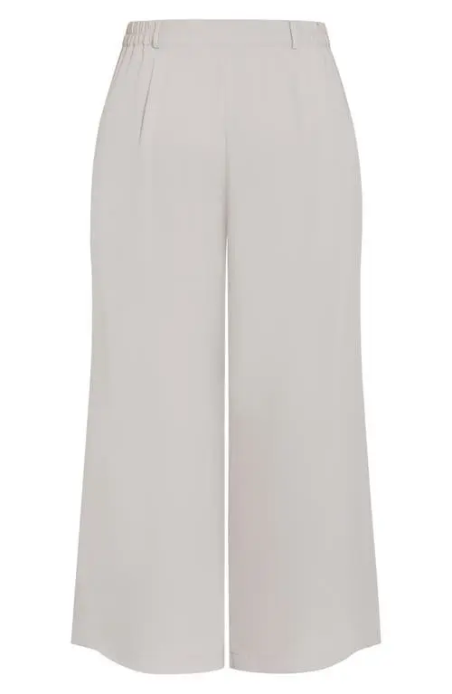 City Chic Jordan Wide Leg Pleated Trousers