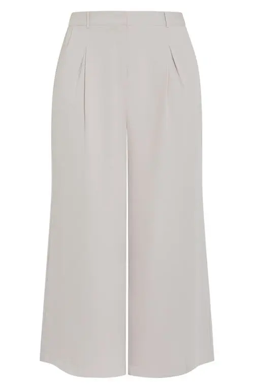 City Chic Jordan Wide Leg Pleated Trousers
