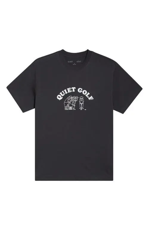 QUIET GOLF Graphic Cotton T-shirt