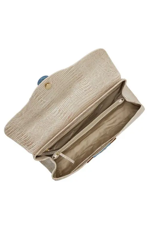 Brahmin Dayan Embossed Leather Shoulder Bag