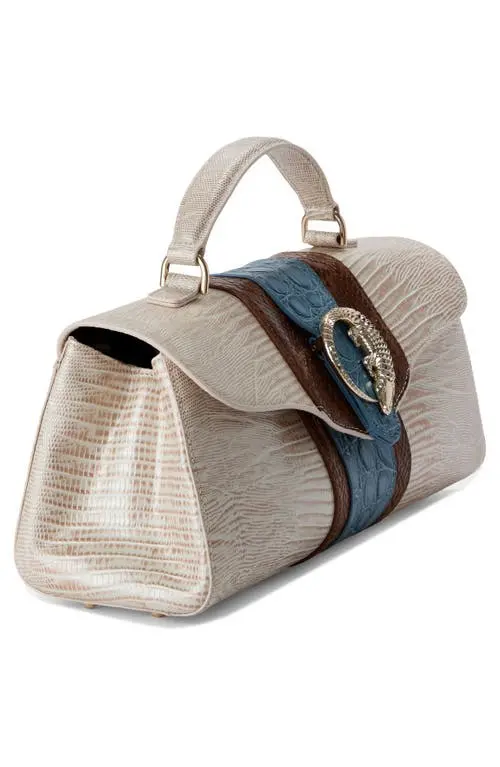Brahmin Dayan Embossed Leather Shoulder Bag