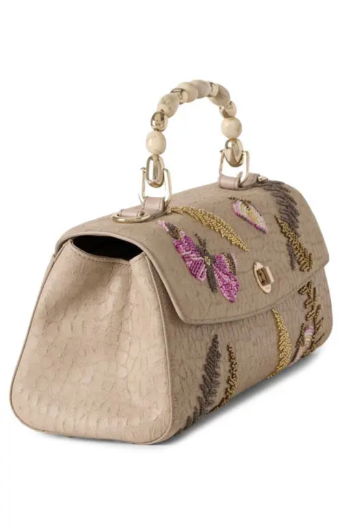 Brahmin Dayan Embossed Leather Shoulder Bag