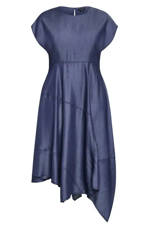 City Chic Hallie Asymmetric Maxi Dress