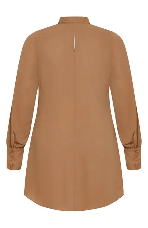 City Chic Bow Tunic Top
