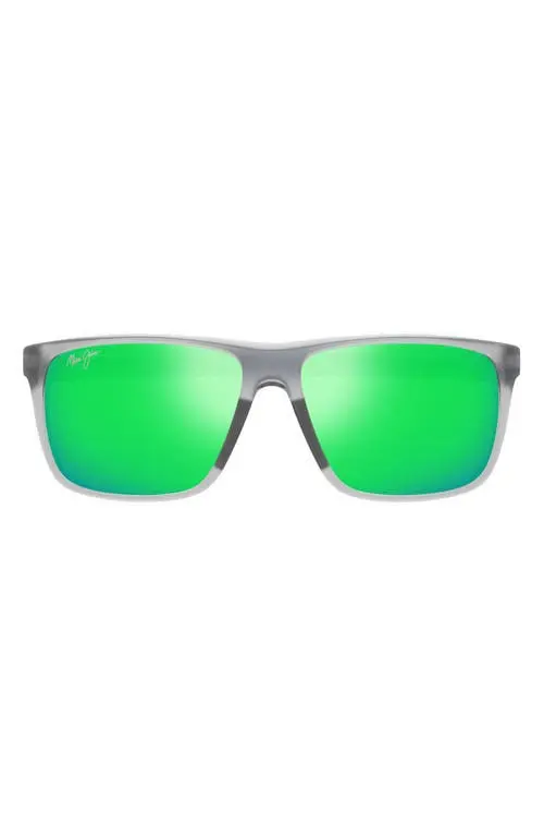 Maui Jim Lehopulu Rectangular Sunglasses - Grey