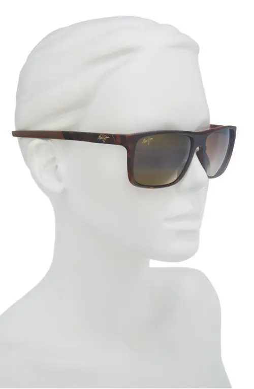 Maui Jim Lehopulu Rectangular Sunglasses - Tortoise