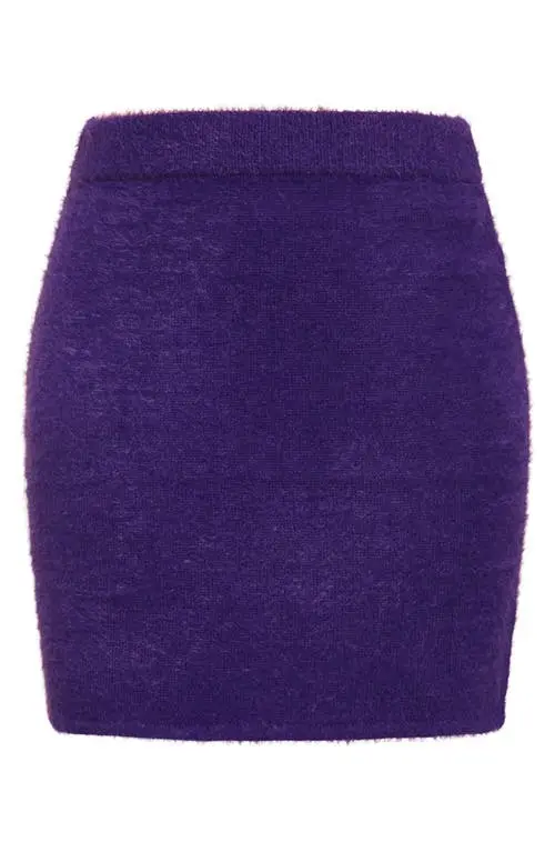 City Chic Ivanna Sweater Skirt - Purple