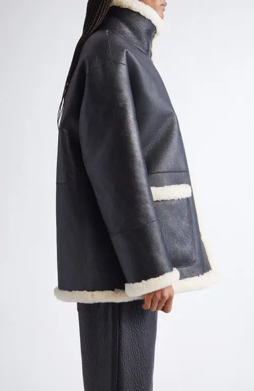 STAND STUDIO Heather Reversible Shearling Coat