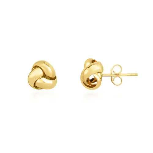 THE LOVERY FINE JEWELRY Knot Stud Earrings - Yellow Gold