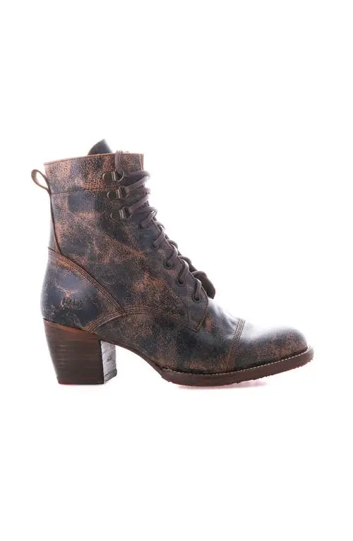 Bed Stu Judgement Heeled Combat Boot