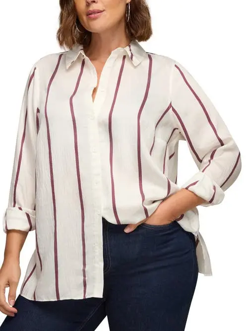LIVE UNLIMITED Regular Fit Striped Shirt