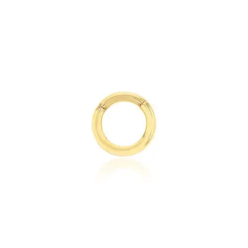THE LOVERY FINE JEWELRY Round Charm Holder - Yellow Gold