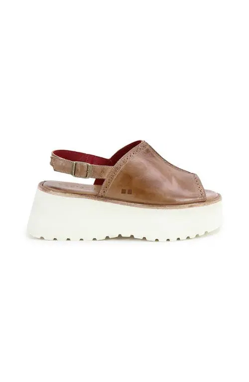 Bed Stu Platform Sandal - Tan Rustic