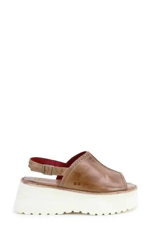 Bed Stu Platform Sandal - Tan Rustic