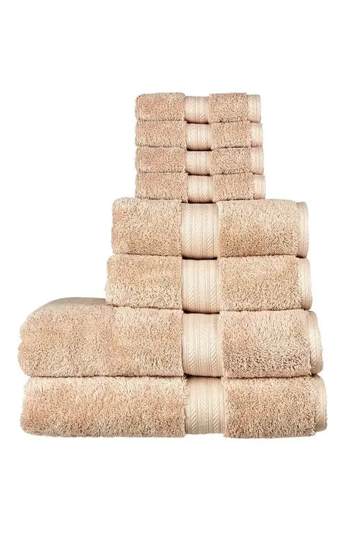 CHRISTY Renaissance Classic 100% Egyptian Cotton 8 Piece Towel Set - Driftwood