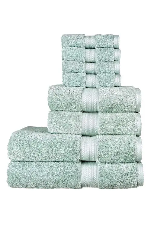 CHRISTY Renaissance Classic 100% Egyptian Cotton 8 Piece Towel Set - Eggshell