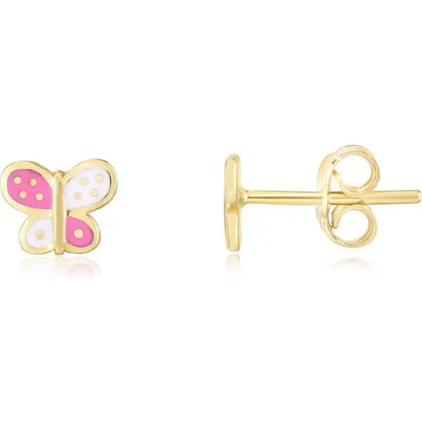 THE LOVERY FINE JEWELRY Butterfly Stud Earrings - Enamel