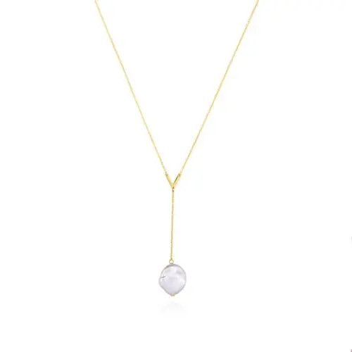 THE LOVERY FINE JEWELRY Drop Lariat Necklace - Pearl