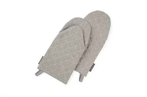MEEMA Oven Mitts Set Of 2 - Charcoal