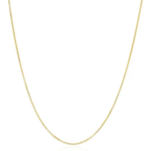THE LOVERY FINE JEWELRY 14k Gold Box Chain Necklace - Yellow Gold