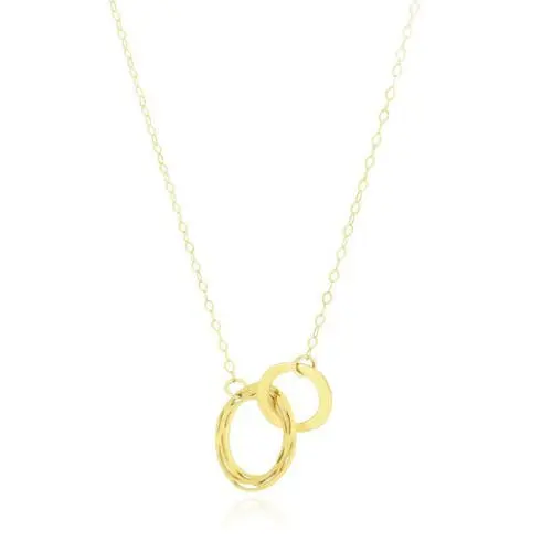 THE LOVERY FINE JEWELRY Gold Interlocking Infinity Necklace - Yellow Gold