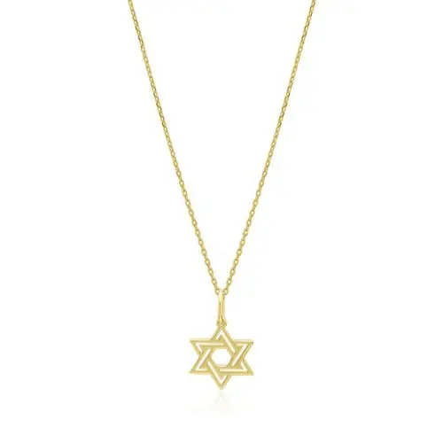 THE LOVERY FINE JEWELRY Star Of David 14k Necklace - Yellow Gold