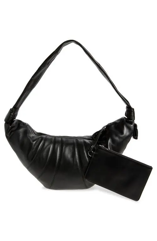 LEMAIRE Large Croissant Leather Shoulder Bag