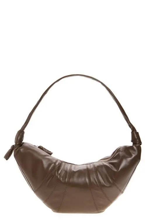 LEMAIRE Large Croissant Leather Bag - Otter