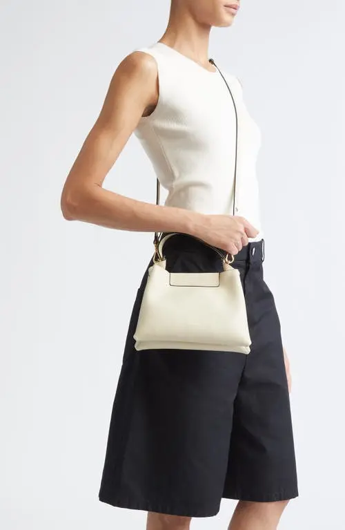 REE PROJECTS Elieze Leather Top Handle Bag - Beige