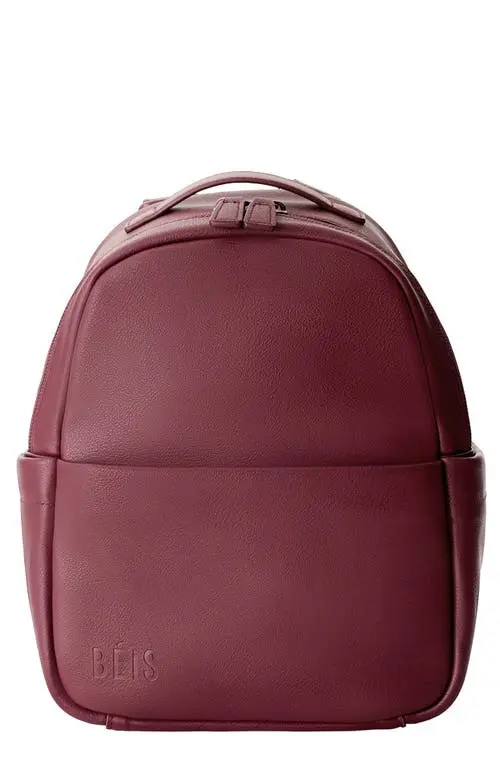 BEIS The Essential Mini Backpack - Burgundy