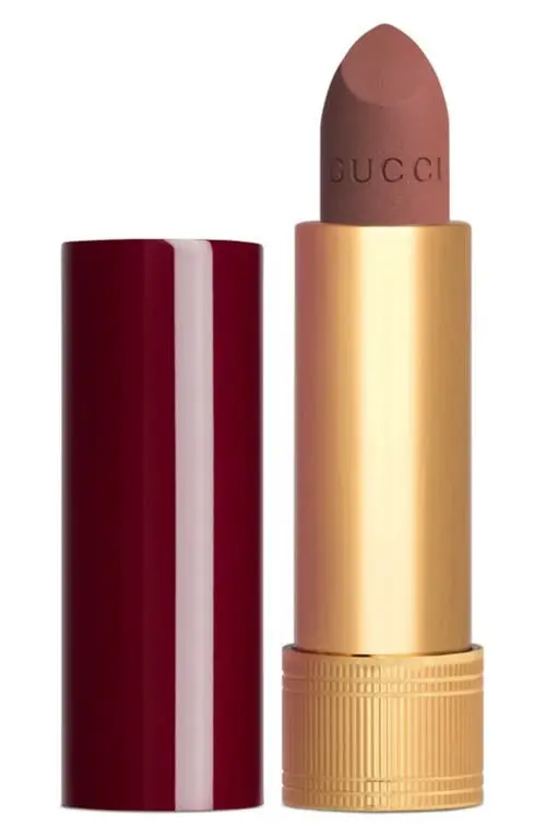 Gucci Rouge À Lèvres Matte Lipstick - Dark Almond
