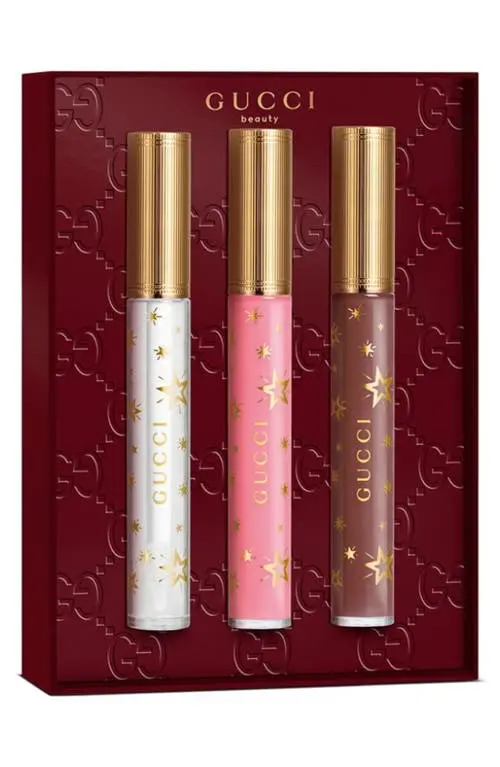 Gucci Lip Gloss Set $126 Value - No Color