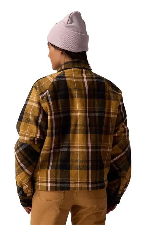 BACKCOUNTRY Pile-fleece Lined Flannel Shirt Jacket - Bistre Plaid