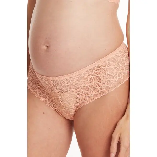 CACHE COEUR Bliss Maternity Shorty Panties - Peach