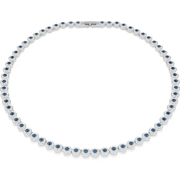 SWAROVSKI Una Angelic Tennis Necklace - Blue/silver